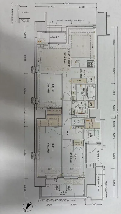 No.1093588 白金台 1203・3LDK+SIC+WIC｜東京都港区